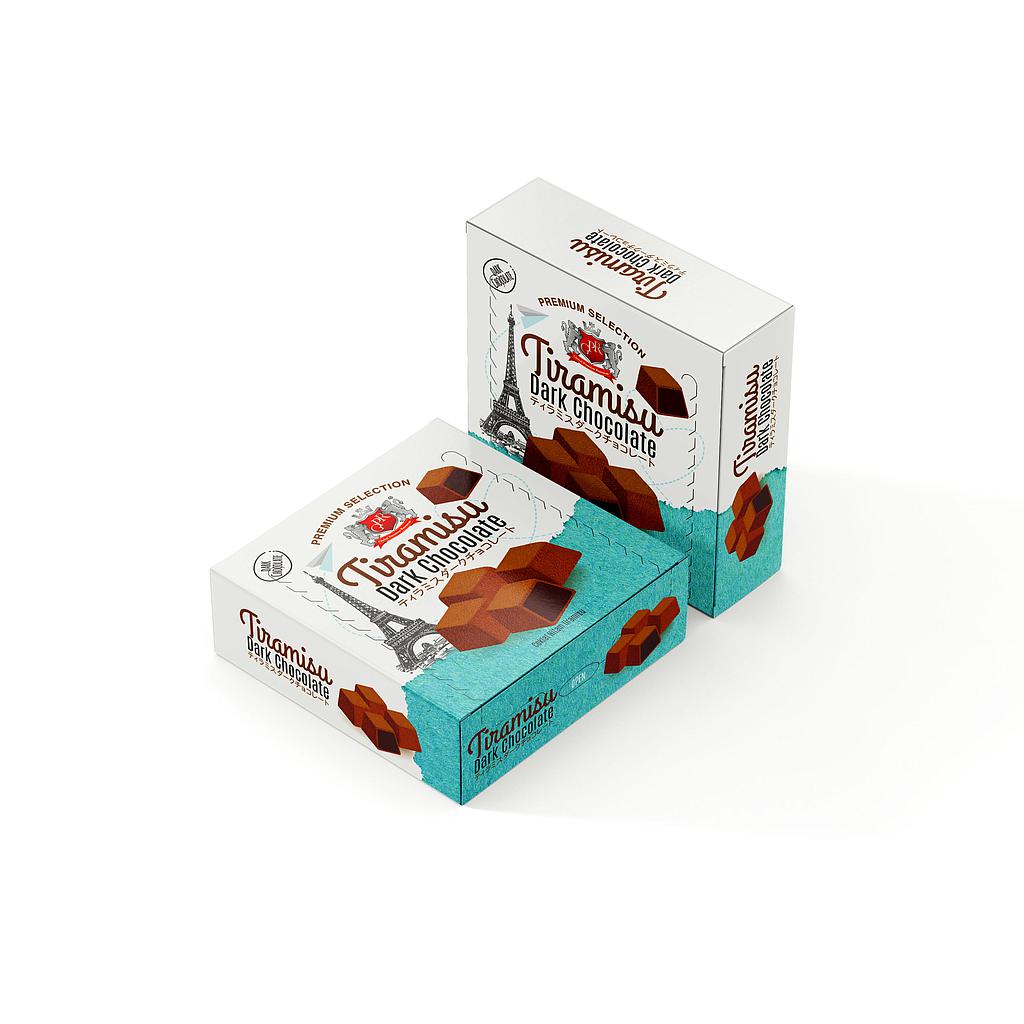 GPR Tiramisu Dark Chocolate 080 | GPR Cookies